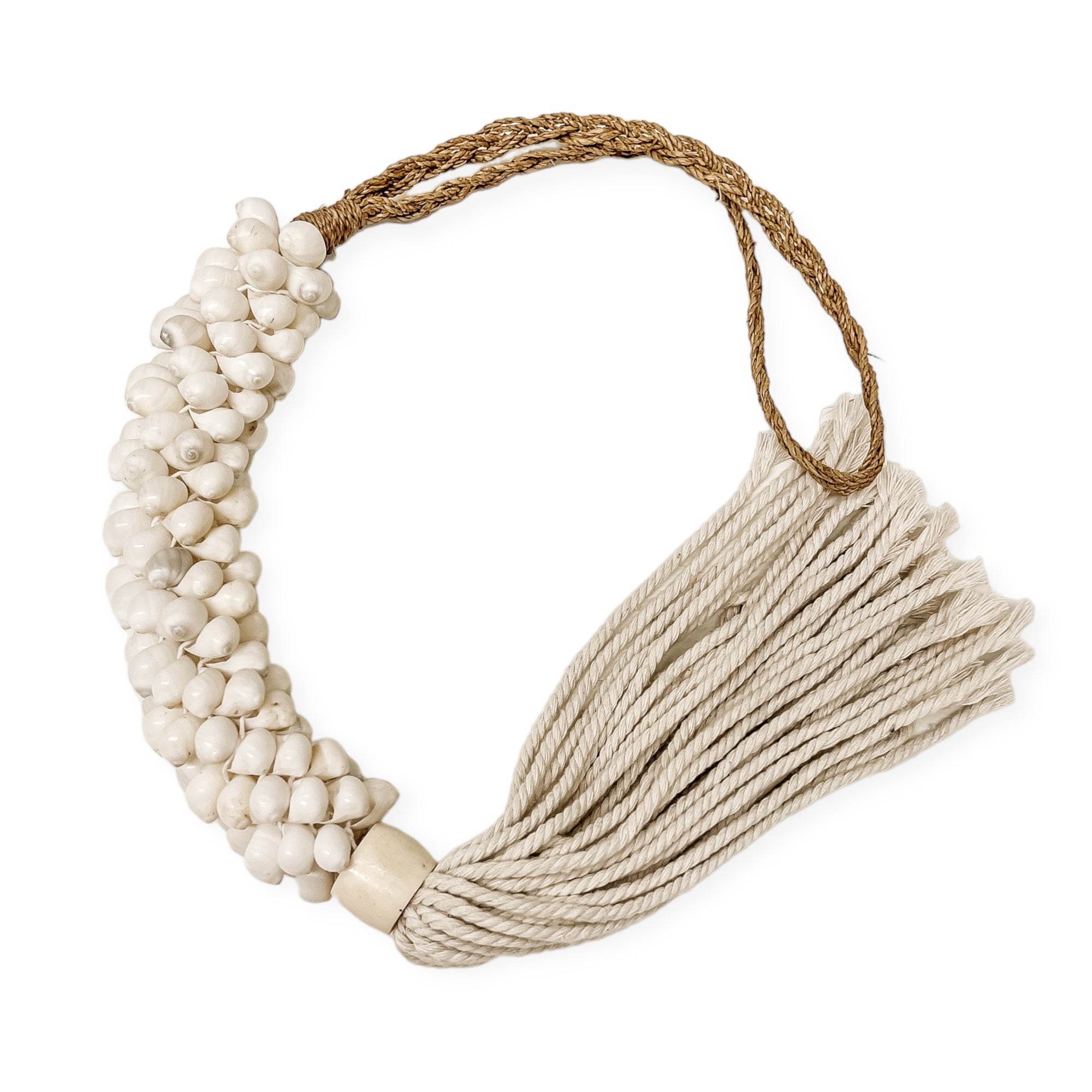 Indra Shell Tassel – Decorative Natural Shell Accent