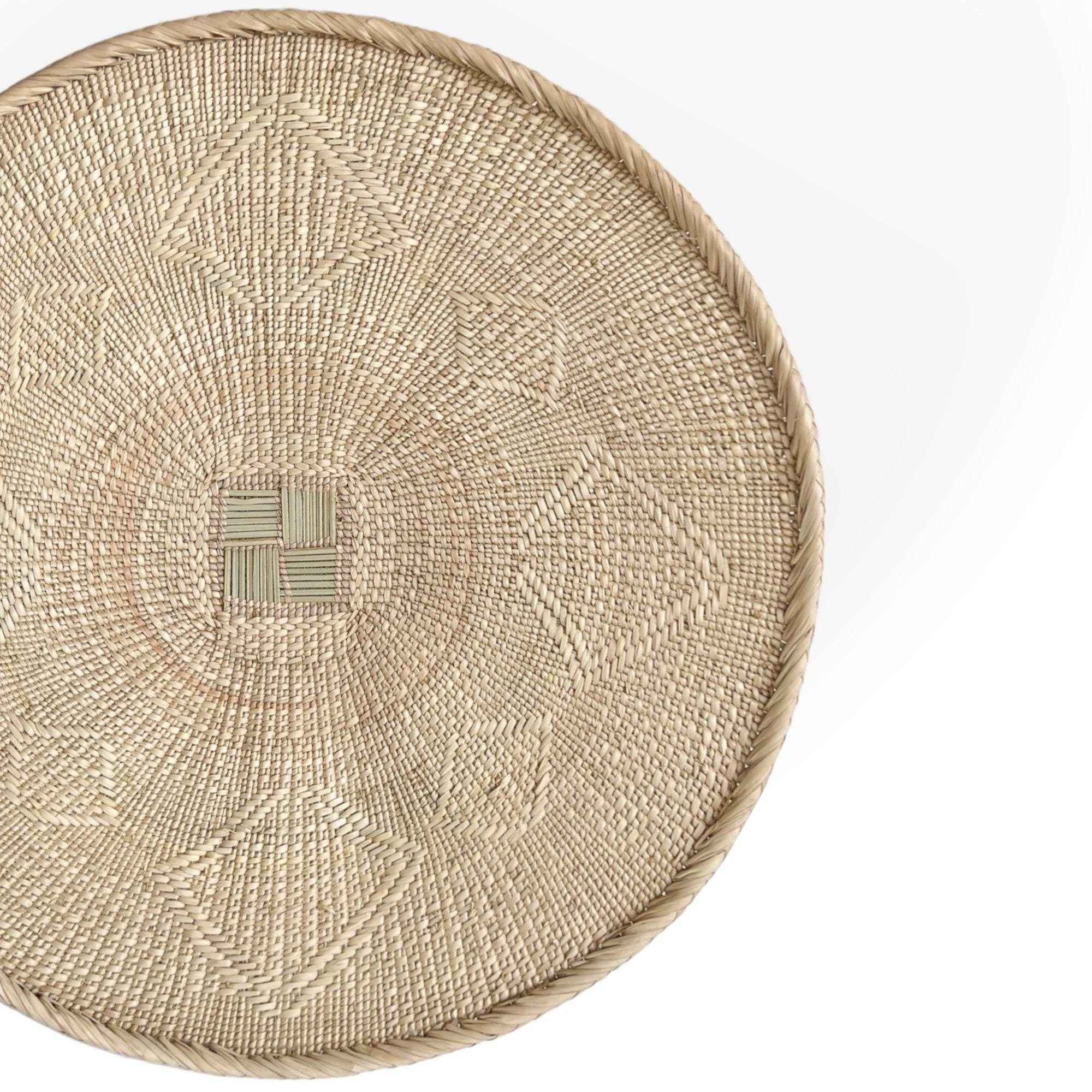 Natural Binga Basket – Medium Wall Basket with Unique Pattern – Wander ...